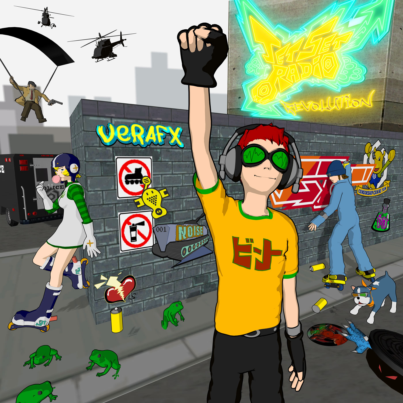 Jet Set Radio inspired album is a great homage
