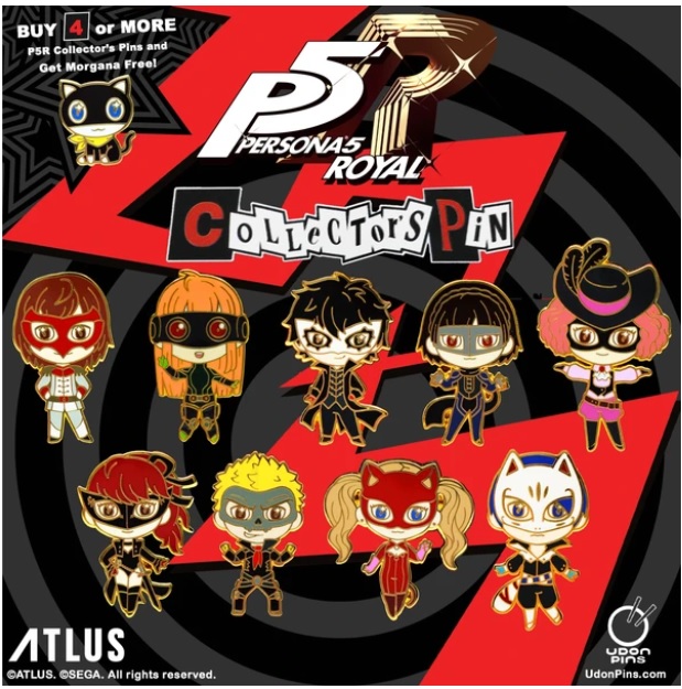 Limited time: Get these Persona 5 pins before they're gone