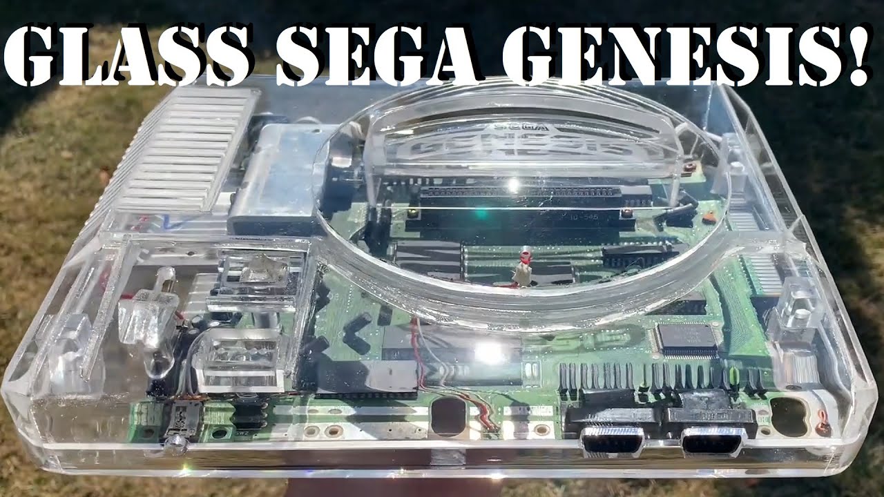 A Glass SEGA Genesis: See how it's made in exhilarating video