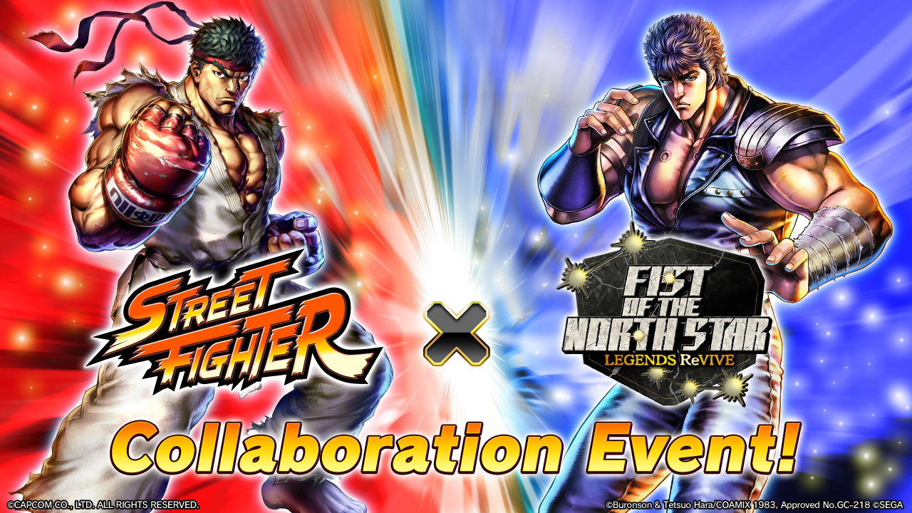 Play as Street Fighter characters in Fist of the North Star: Legends ...