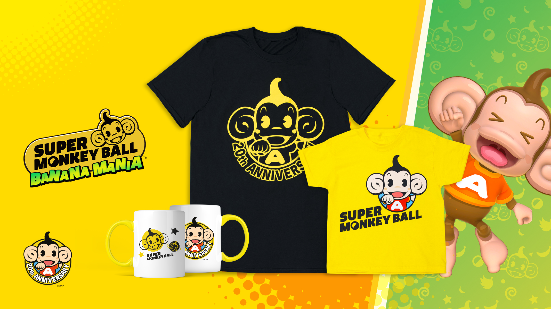New Super Monkey Ball merchandise coming to Europe