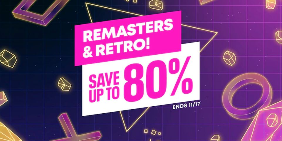 PlayStation Remasters and Retro games at discounted prices