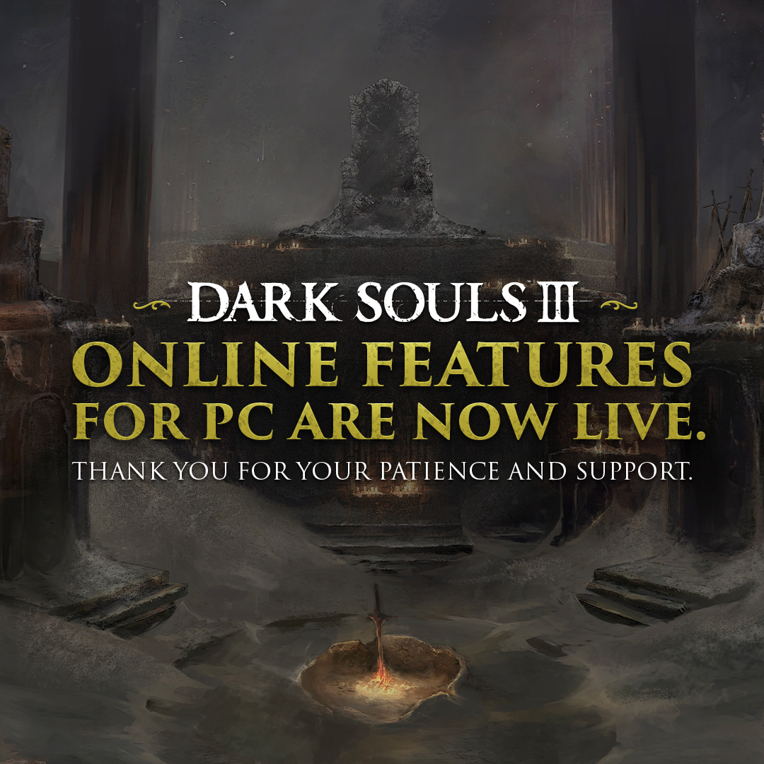 Dark Souls 3 servers are finally back online