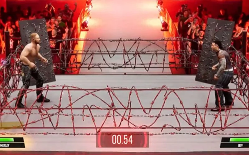 AEW: Fight Forever exploding barbed wire deathmatch revealed